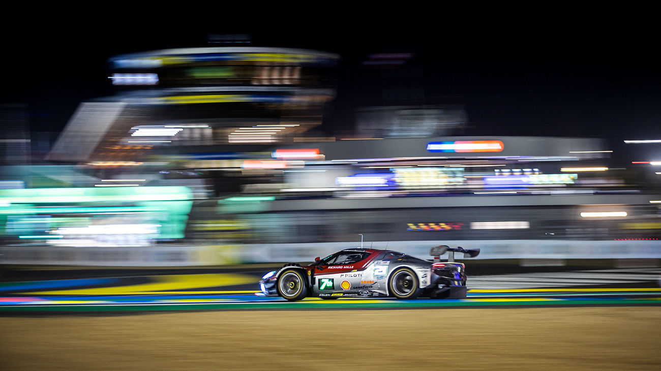 Five 296 LMGT3 Evo cars and three 499Ps at the 24 Hours of Le Mans