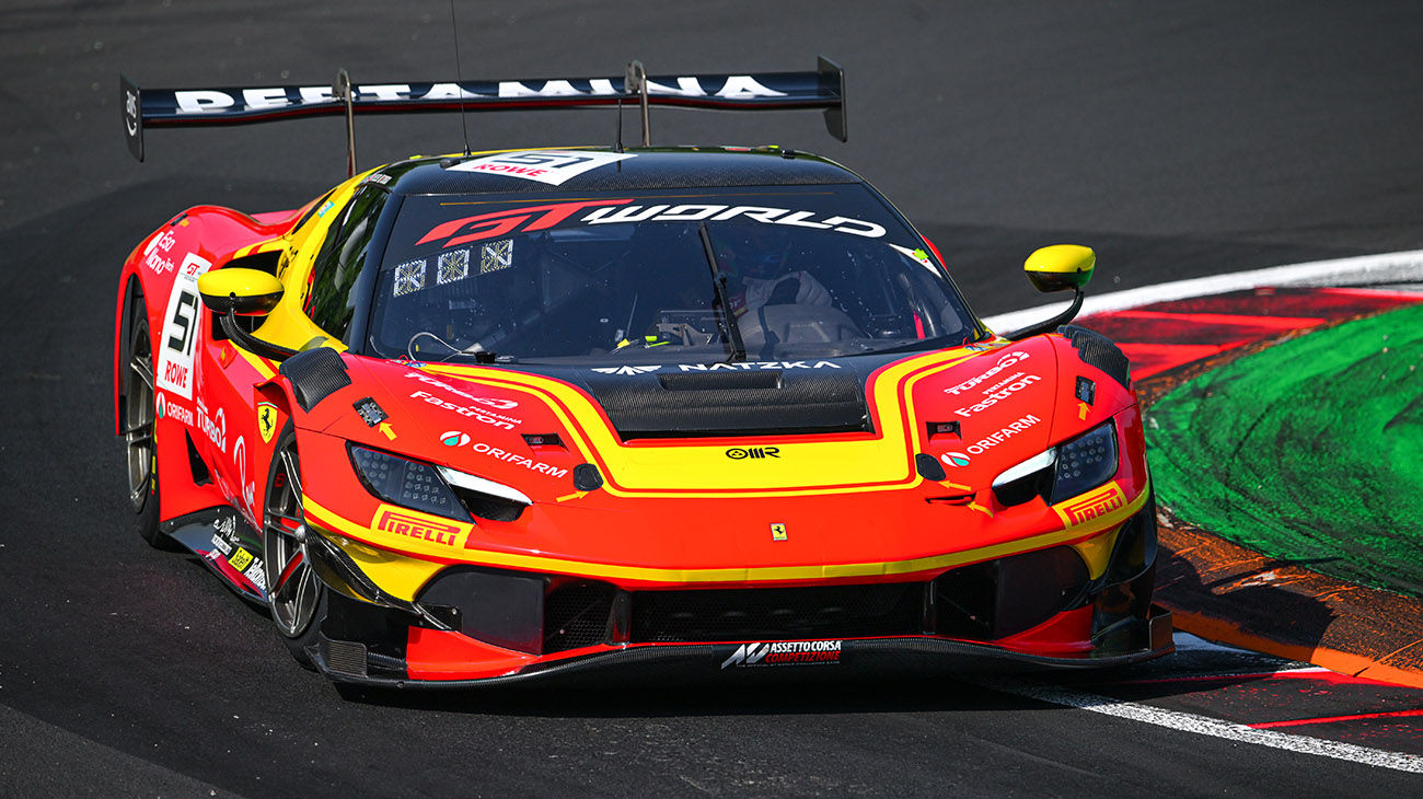 Third row for Ferrari in qualifying at Monza