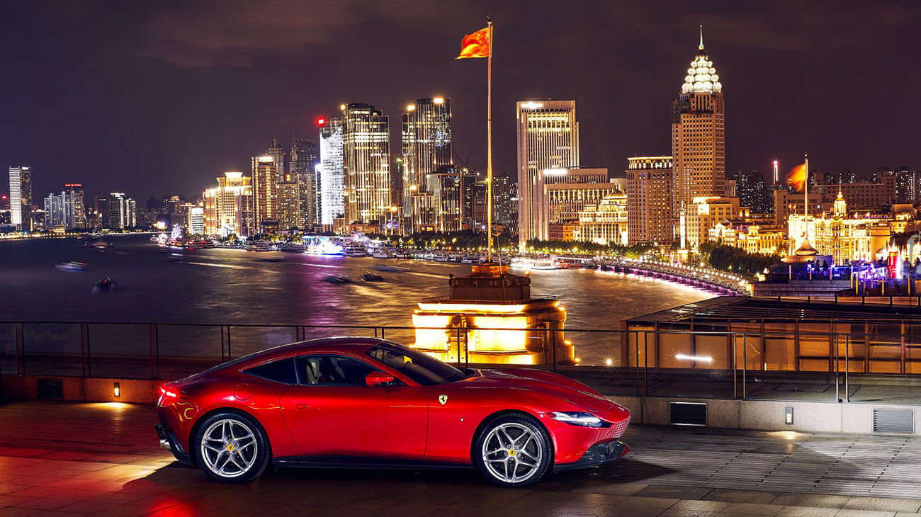 Ferrari Roma arrives in Shanghai, reviving the legend of Italian Dolce Vita