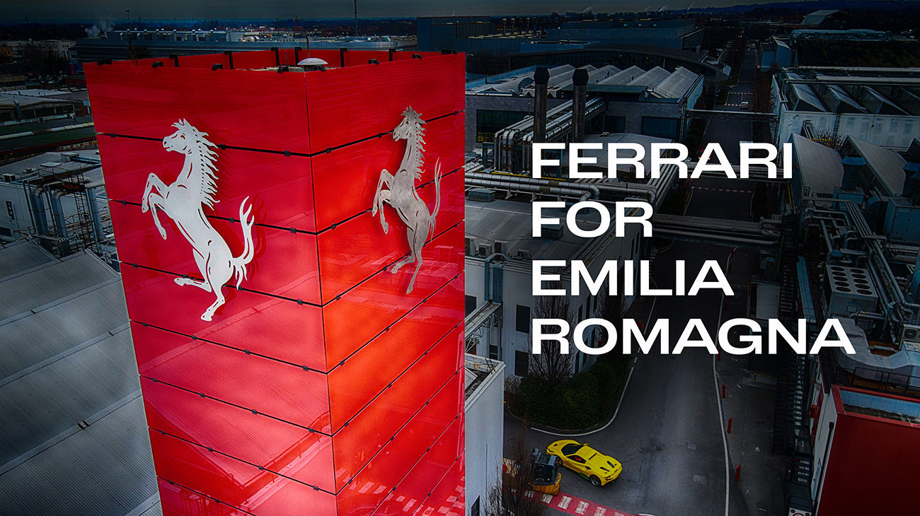 Ferrari supports the floods-affected local community