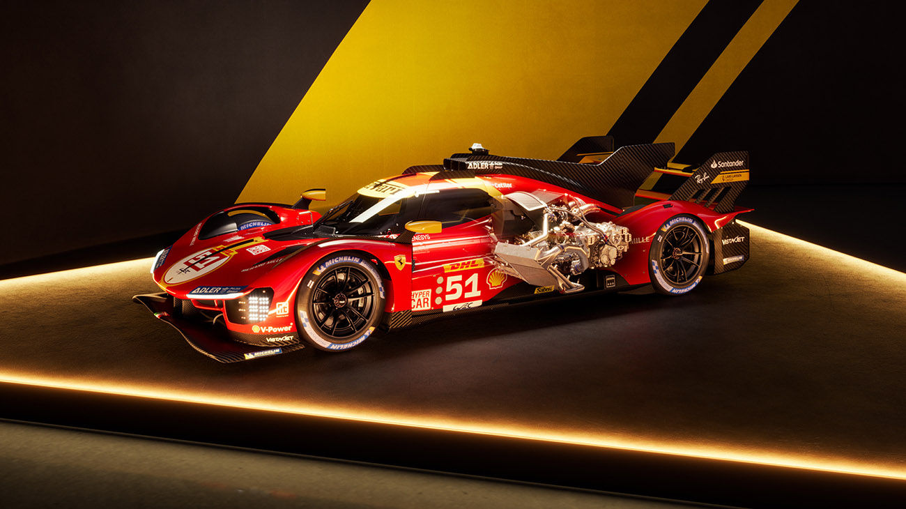 Ferrari 499P: the features of the V6 combustion engine