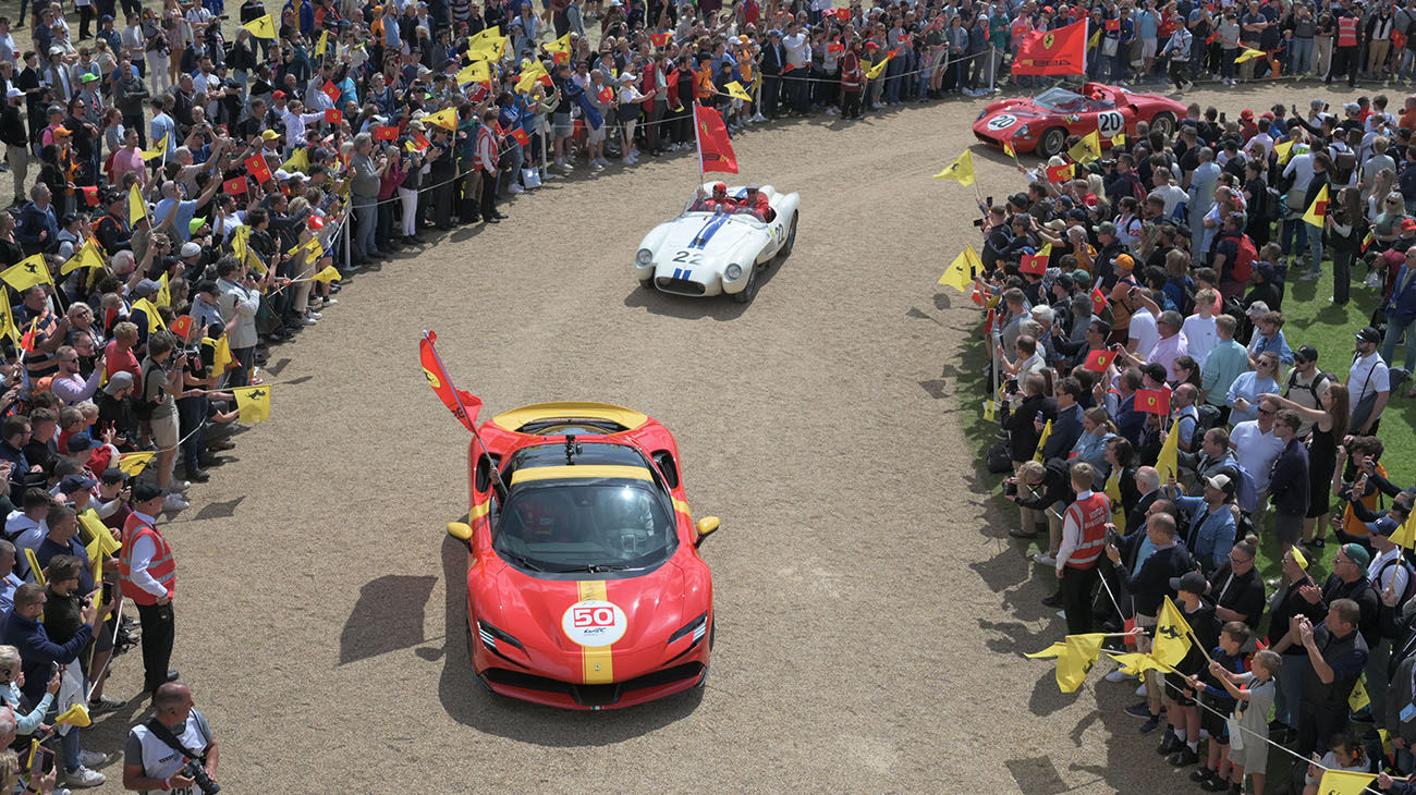 Ferrari's Le Mans victory celebrated at Goodwood