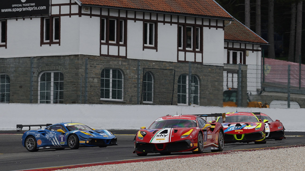 Ferrari Challenge UK, reports from Spa paddock