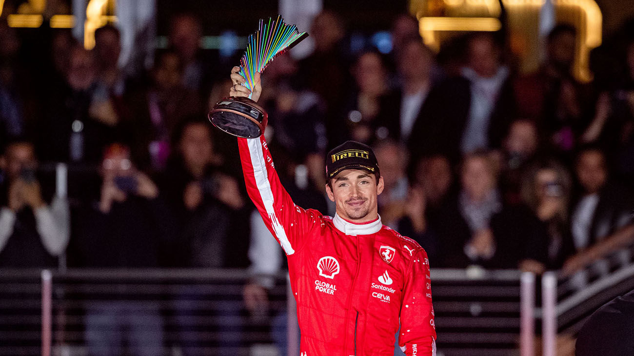 What a show on the Strip! A podium and plenty of points for the Scuderia