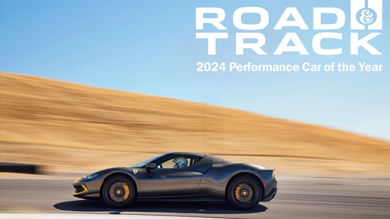 Ferrari 296 GTB wins Road & Track 2024 Performance Car of the Year Award