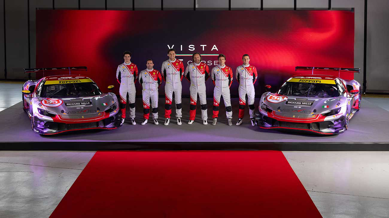 Vista AF Corse unveils the 296 LMGT3s for the FIA World Endurance Championship
