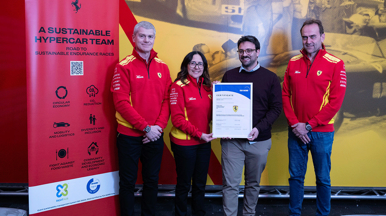 ISO 20121 certification renewed for participation in the FIA WEC