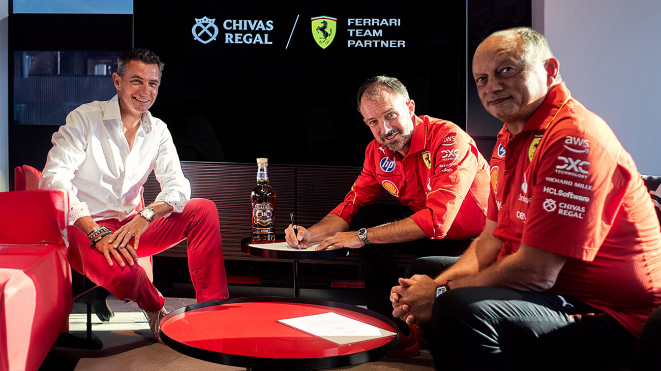 Scuderia Ferrari HP announces a multi-year partnership with Chivas ...