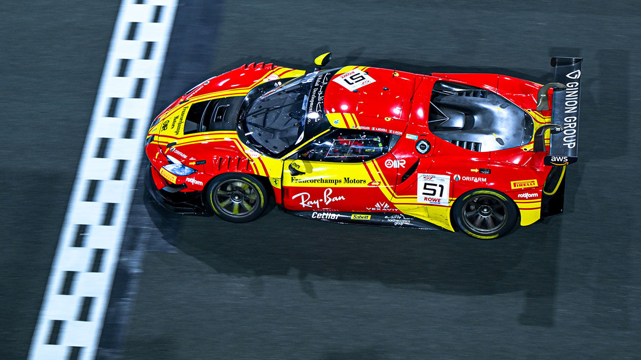 Ferrari celebrates five titles with the 296 GT3 in Jeddah