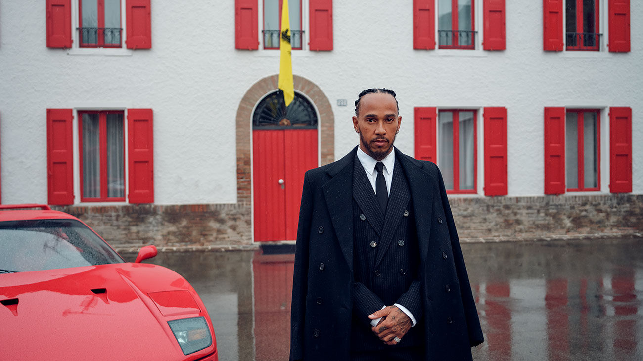 First day as a Scuderia Ferrari HP driver for Lewis