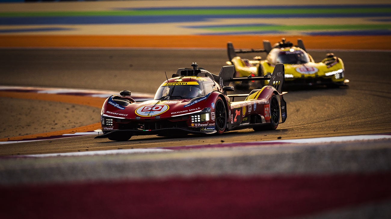Historic Ferrari one-two-three in Qatar