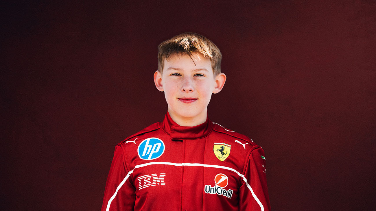Noah Baglin joins the Scuderia Ferrari Driver Academy