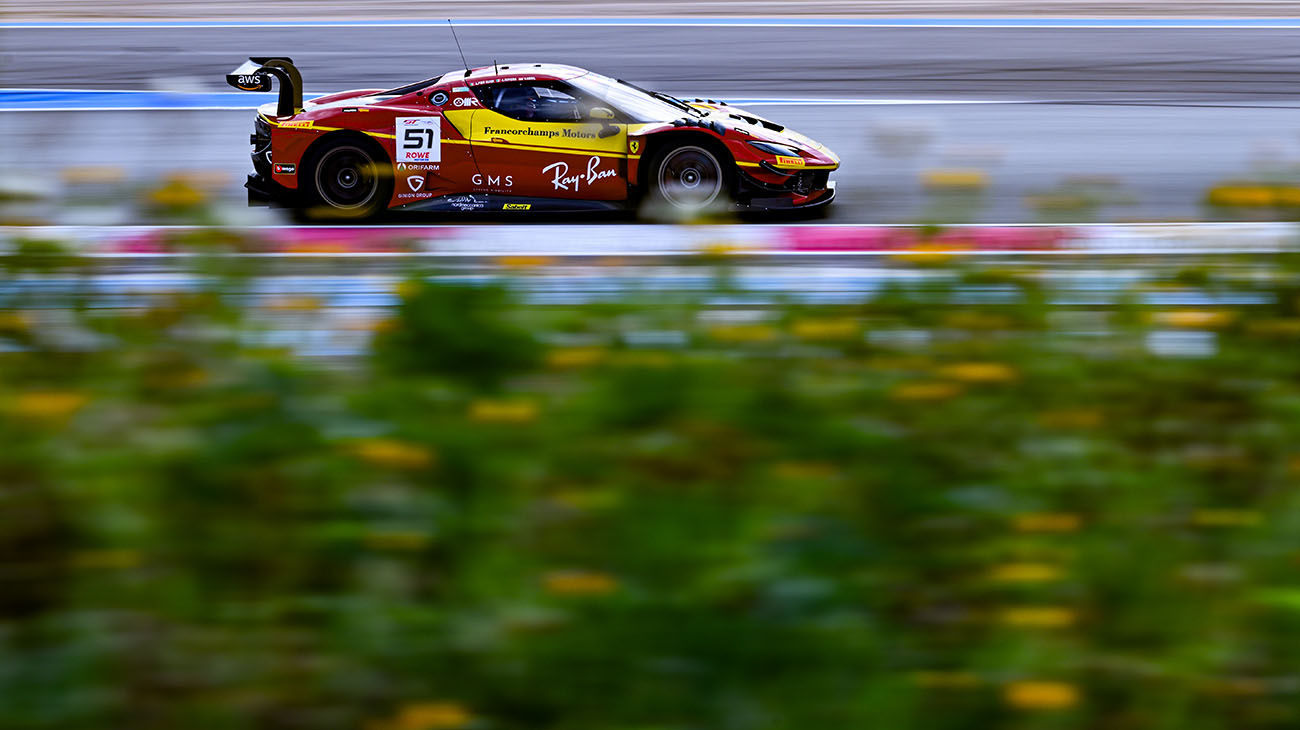 Ferrari teams and drivers at the start of the 2025 GT WC Europe