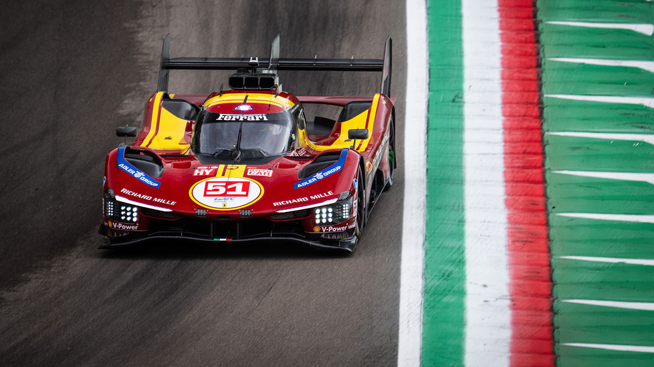 Ferrari 499Ps among the frontrunners on Friday at Imola