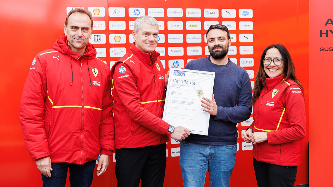 Renewal of ISO 20121 Certification for Ferrari – AF Corse