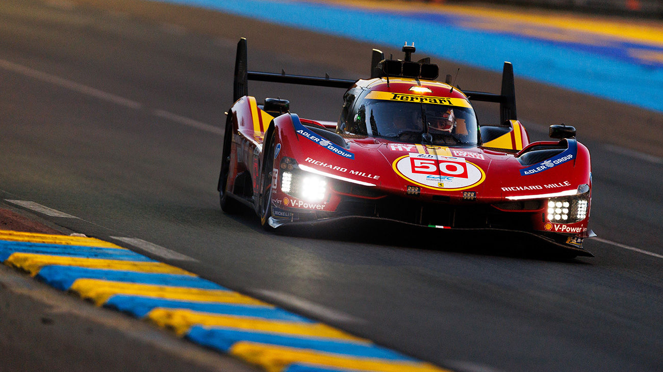 Ferrari on the fourth row at the 24 Hours of Le Mans