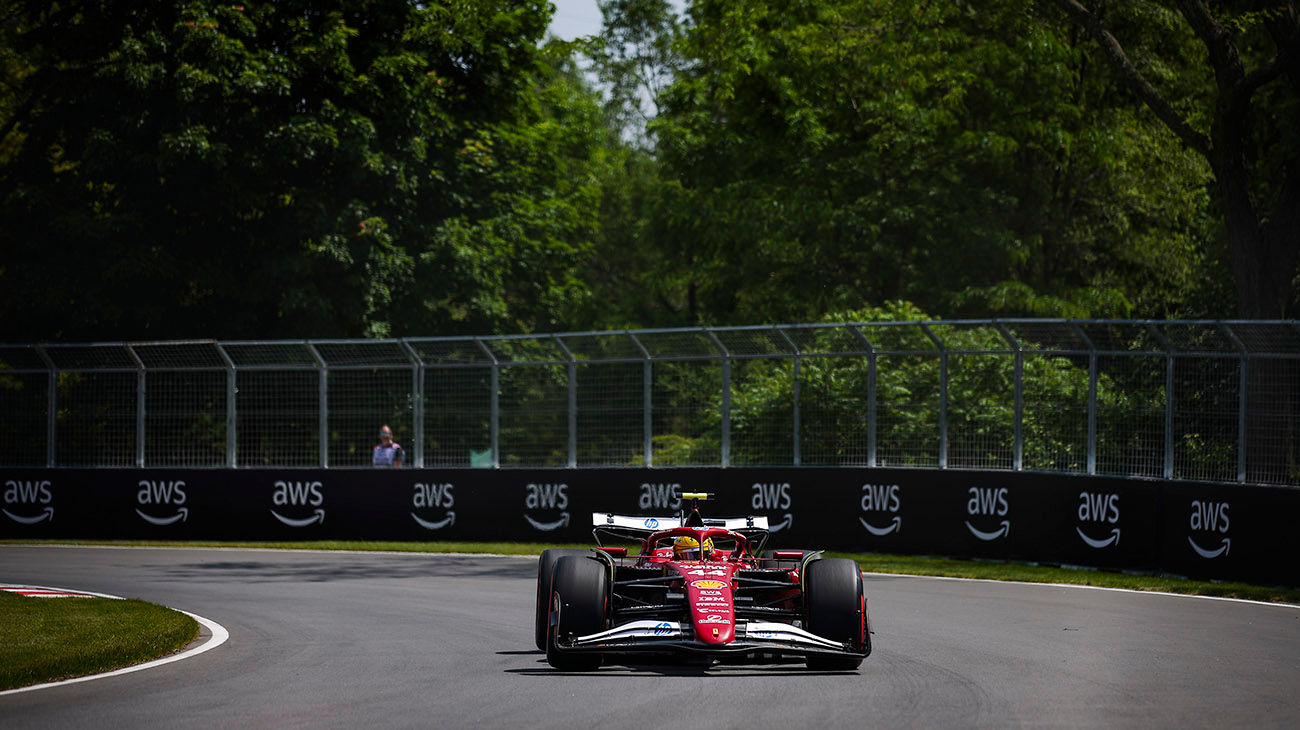Free practice 1: Lewis fifth, Charles tenth, but in the barriers