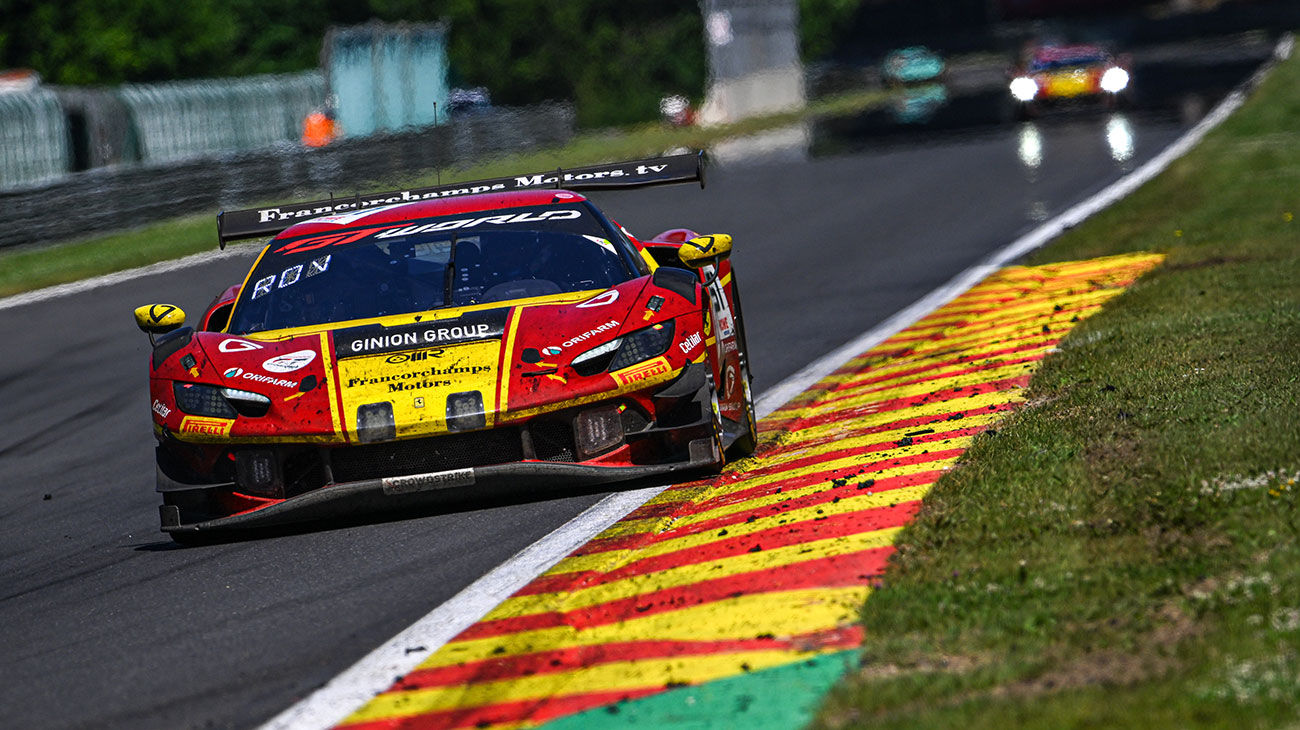 24 Ore di Spa, podio assoluto e vittoria di classe per Ferrari