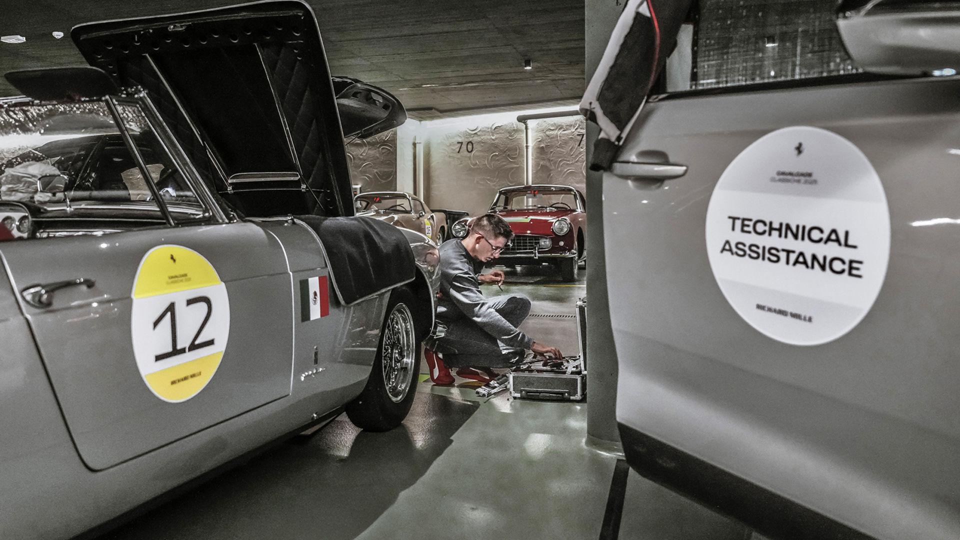 First-class mechanical support on driving events for iconic Ferraris in ...