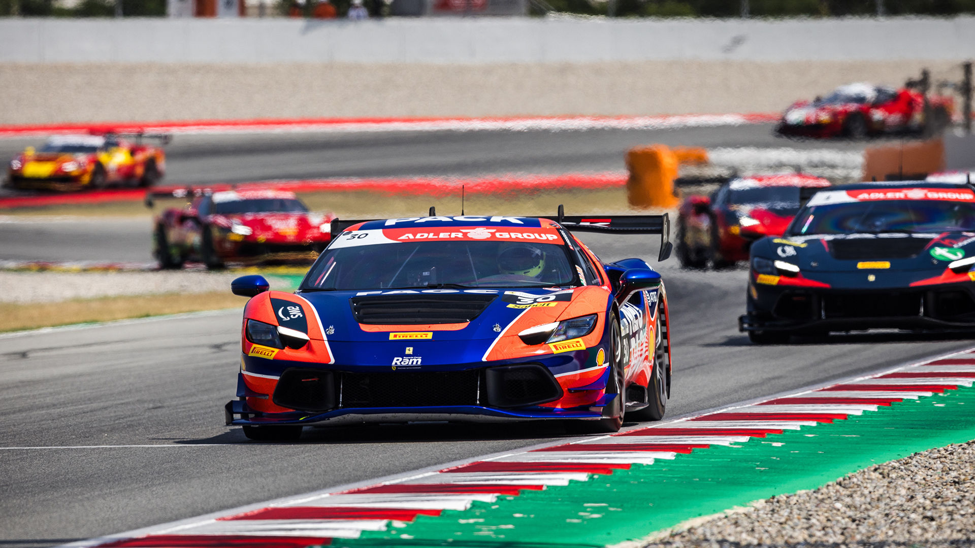 Il Ferrari Challenge Europe in pista a Spa nei Ferrari Racing Days