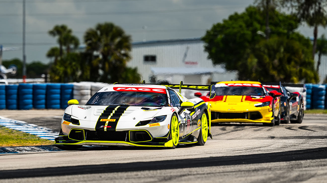 Kaminskey Powers to Comeback Win in Ferrari Challenge at Sebring