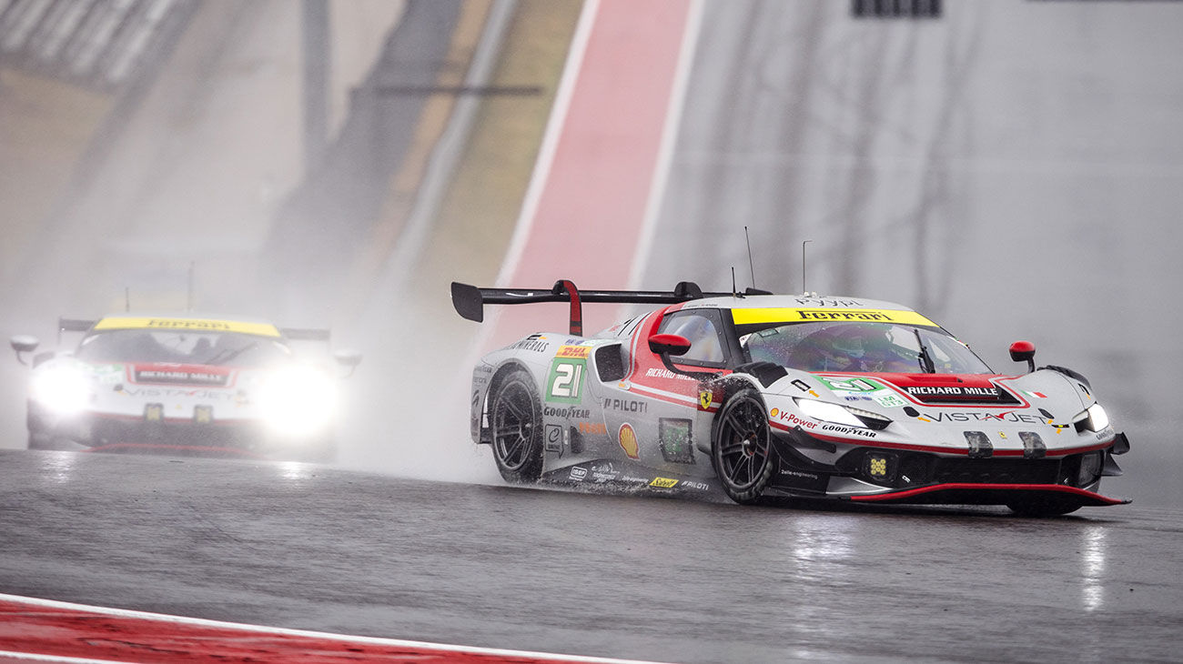 Le 296 LMGT3 in pista al Fuji