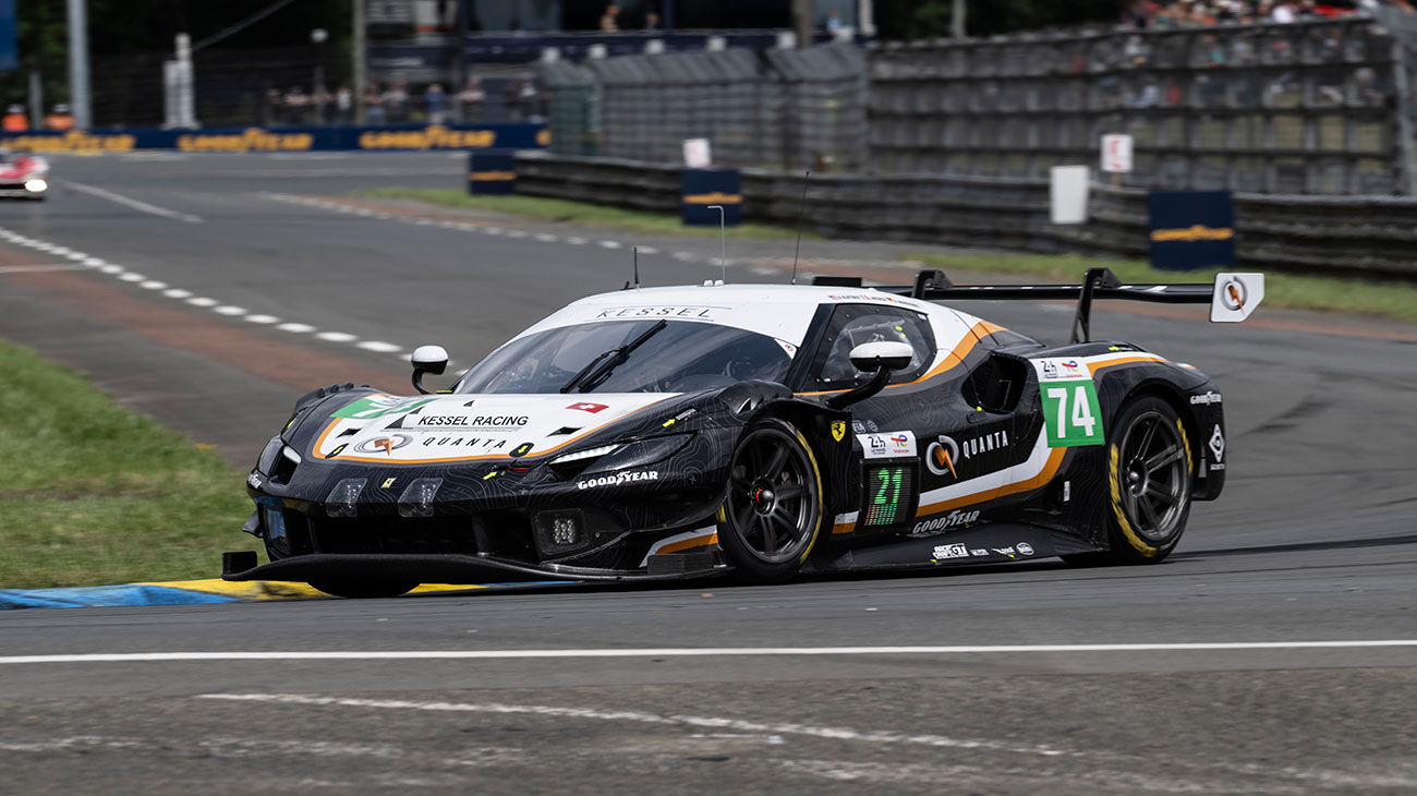 Tre Ferrari 296 LMGT3 Evo in Hyperpole